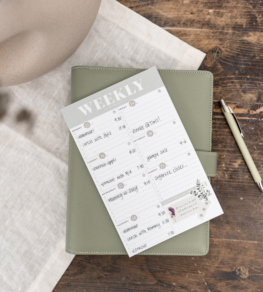 Notizblock - Weekly A5 – Personal Planner