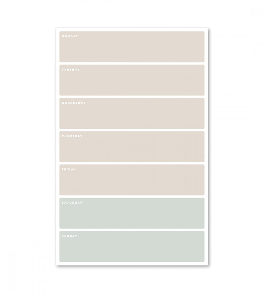 Notizblock - Weekly A5 – Personal Planner