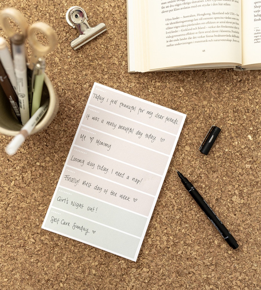 Notizblock - Weekly A5 – Personal Planner